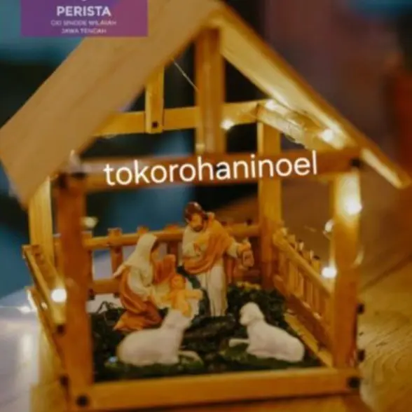 Diorama dan Lampu Natal