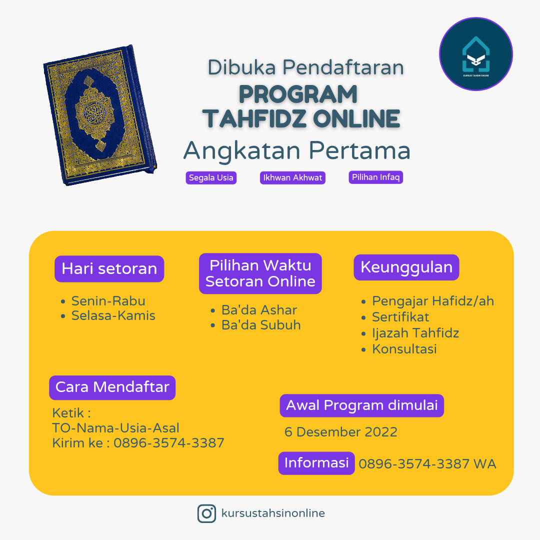 Program Tahfidz Online