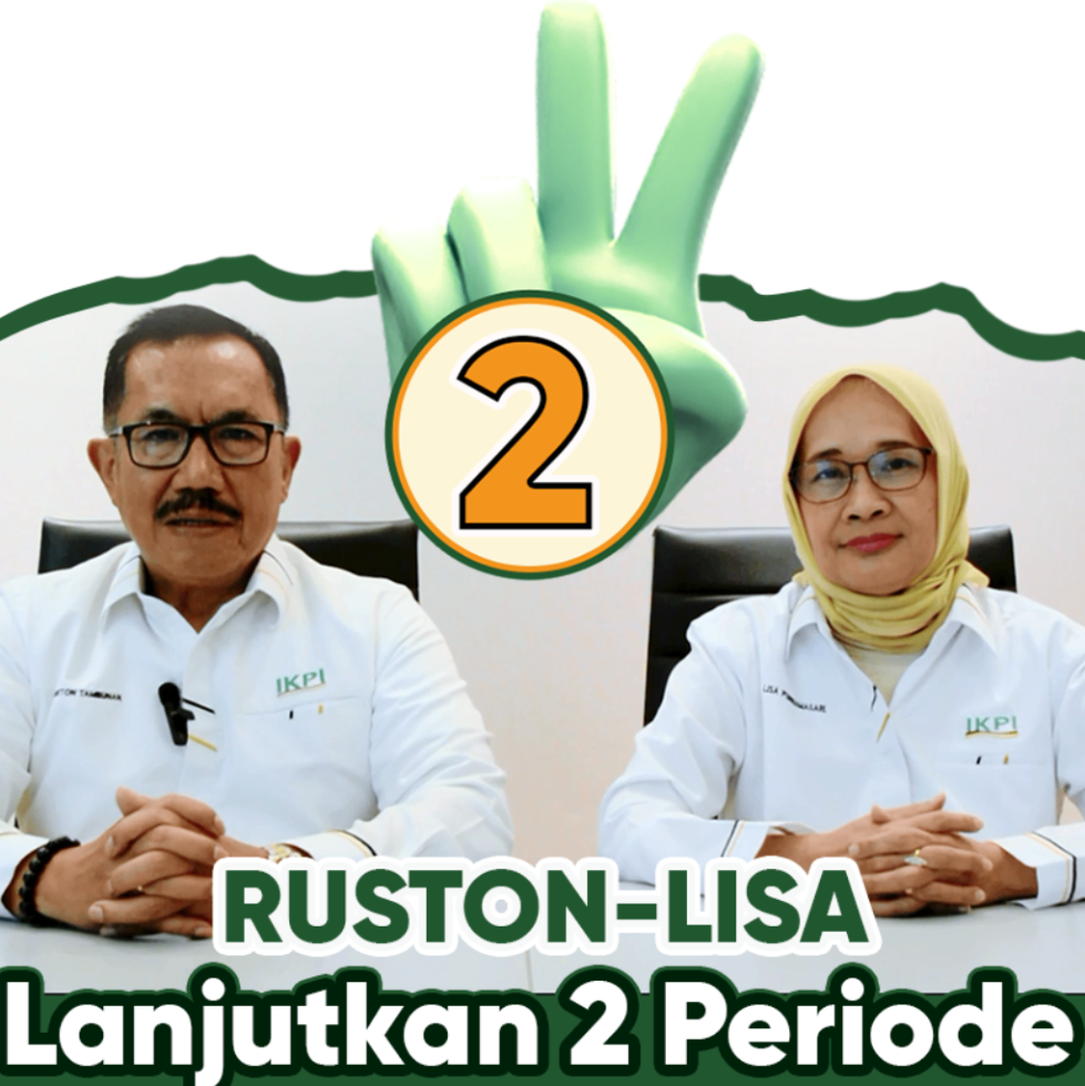 Yuk Pilih No2-RUSTON & LISA untuk Kemajuan IKPI