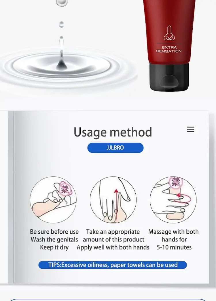 JJLBRO BIG PENIS XXL GEL men's PENIS